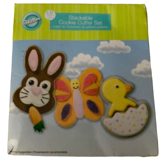 Wilton | Kitchen | Wilton Stacking 3d Cookie Cutter Set Easter | Poshmark